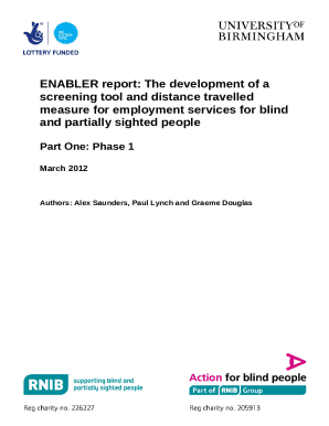 Enabler Report Phase 1 Doc Template | pdfFiller