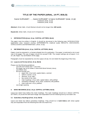 Download Template for Full Paper Doc Template | pdfFiller