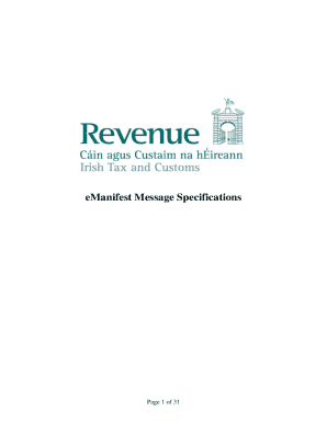 Fillable Online Emanifest Message Specifications 2023 - Comprehensive ...