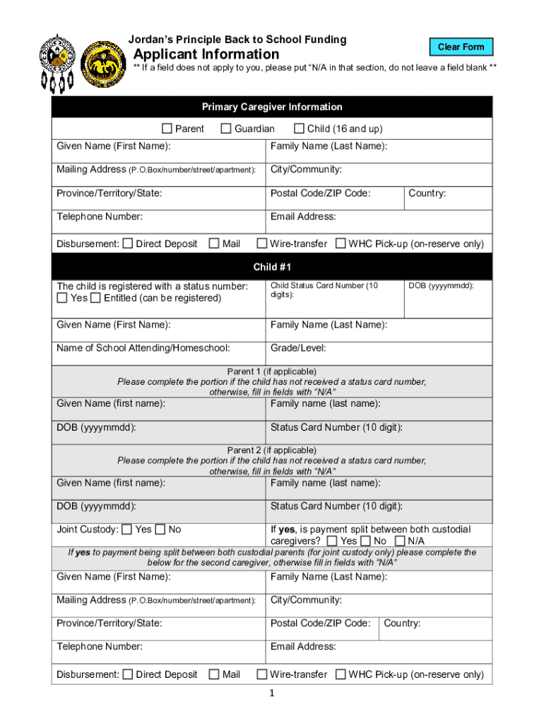 Fillable Online Jordan\'s principal : r/FirstNationsCanada Fax Email ...