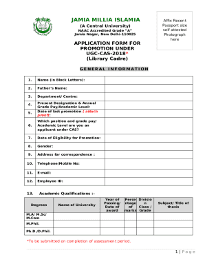 Official Website of Jamia Millia Islamia - Jamia Doc Template | pdfFiller