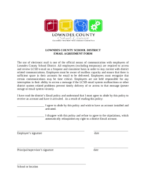 Email Agreement Doc Template | pdfFiller