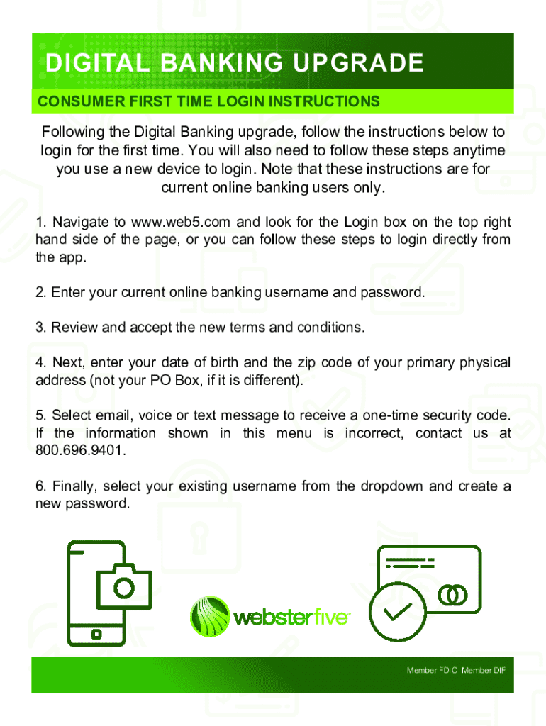 Fillable Online Your New and Improved Digital Banking Experience is Here! Fax Email Print ...