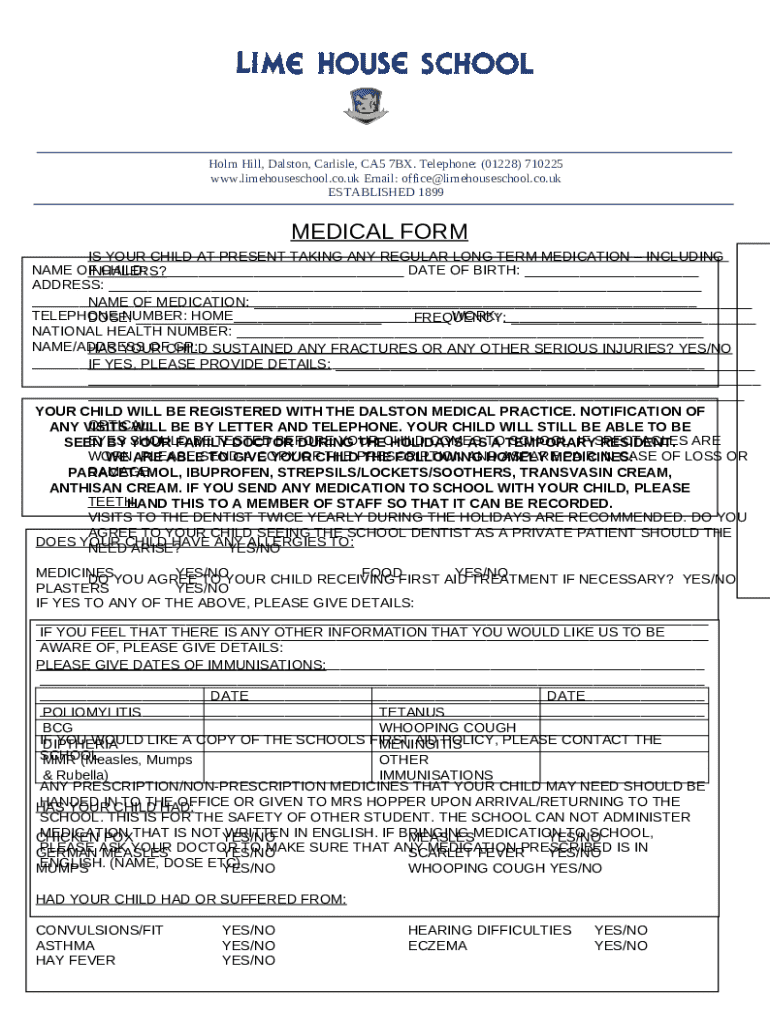 Medical Doc Template | pdfFiller