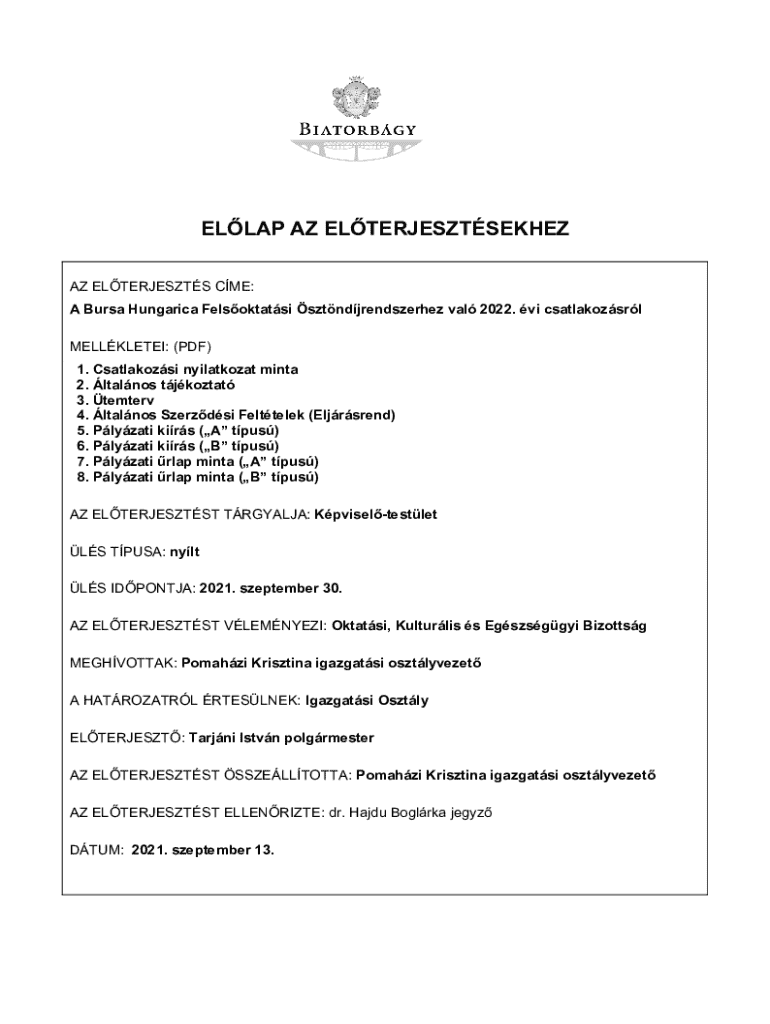 Fillable Online ELLAP AZ ELTERJESZTSEKHEZ Fax Email Print - pdfFiller