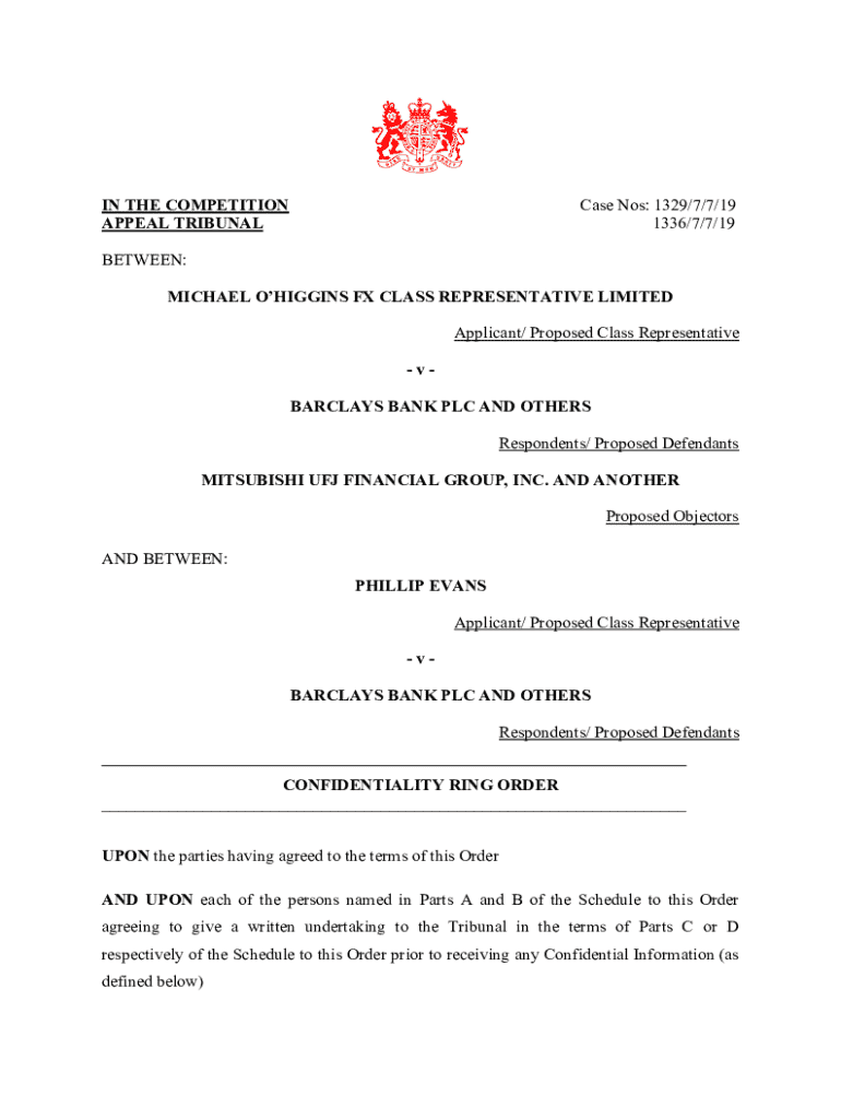 Fillable Online Third Witness Statement of Anthony John Maton Fax Email ...