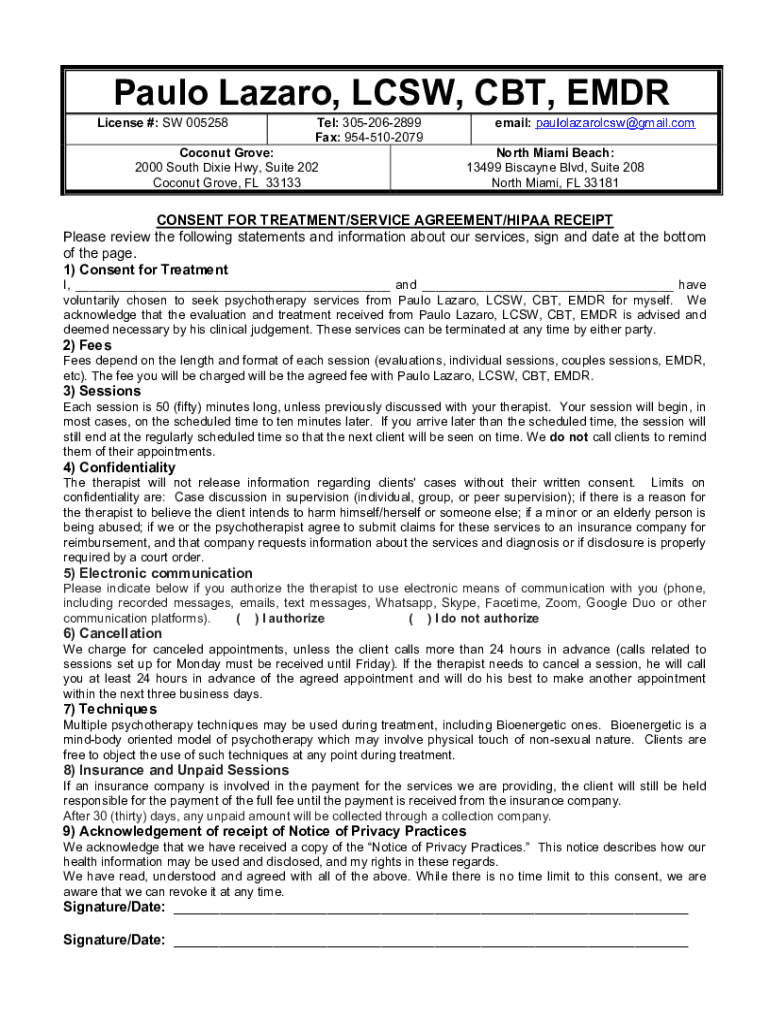 Fillable Online SERVICE AGREEMENT COUPLE ENGLISH Fax Email Print ...