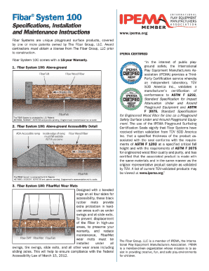Fillable Online Fibar System 100 Specifications and Installation ...