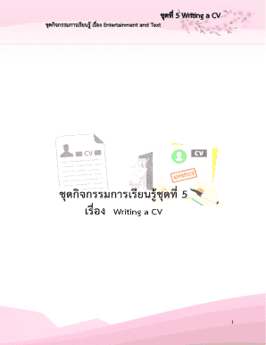 Fillable Online Writing a Cv: Essential Skills for High School Students 2023 Fax Email Print ...