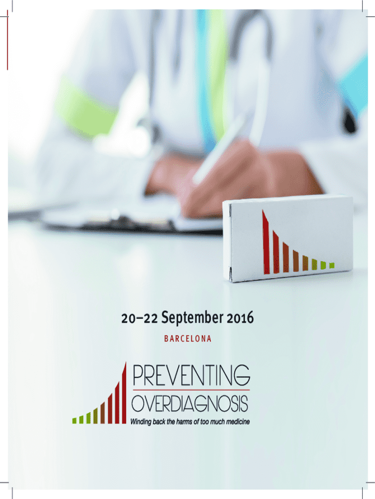 Fillable Online IV International Preventing Overdiagnosis Conference in ...