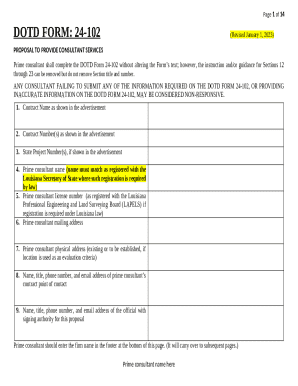 Dotd : 24-102 Doc Template | pdfFiller