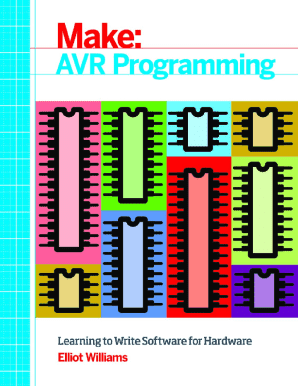 Fillable Online Make: Avr Programming by Elliot Williams (2014) - a Comprehensive Guide Fax ...