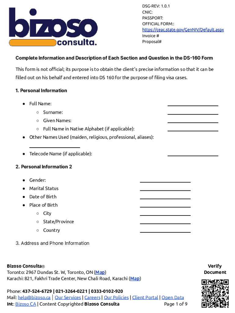 Fillable Online Complete Guide to the Ds-160 Form for Visa Applications 2023 Fax Email Print ...