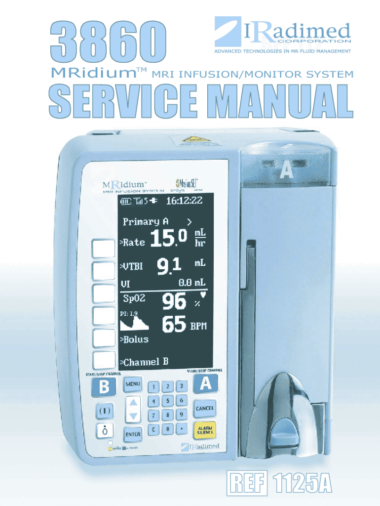Fillable Online Order IRadimed MRI Monitor and Pump Accessories Fax ...