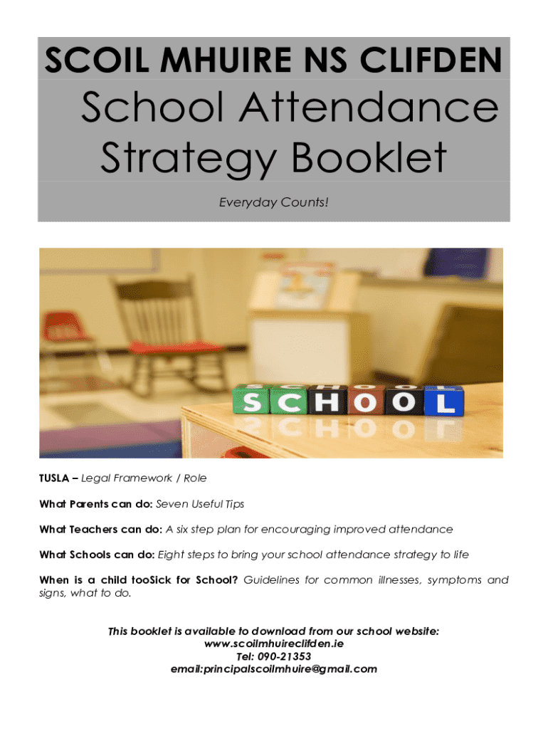 Fillable Online School Attendance Strategy Booklet 2023 - Everyday Counts! Fax Email Print ...