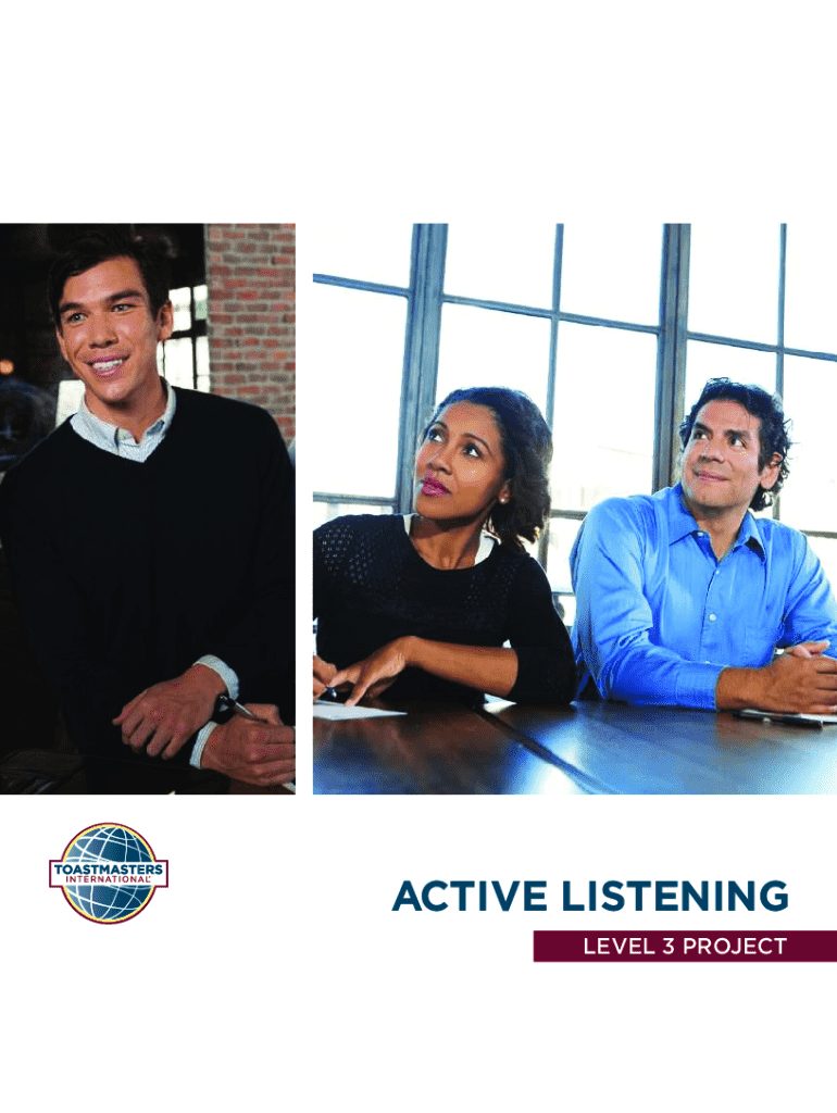 Fillable Online The Link Between Listening and Speaking Fax Email Print ...