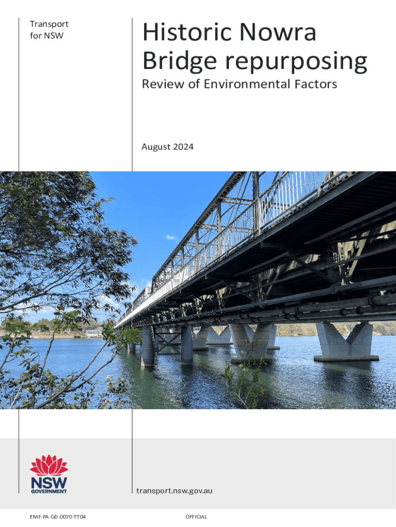 Fillable Online Repurposing the Historic Nowra Bridge: a 2024 Proposal ...