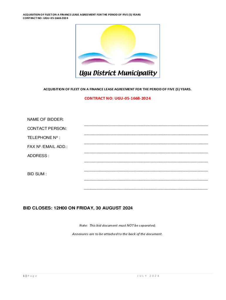 Fillable Online E140 K8047 DOR Final Vehicle Leasing Agreement IAA ...