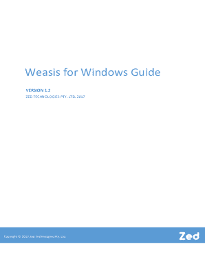 Fillable Online Weasis for Windows Guide 2017: Dicom Viewing Made Easy ...