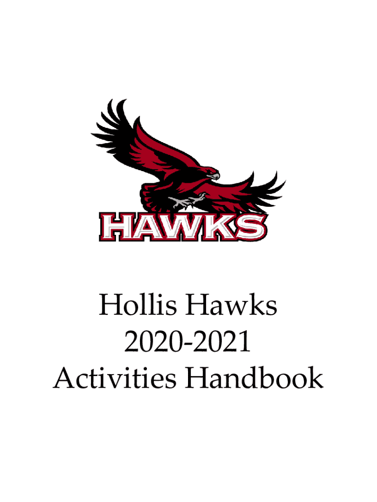 Fillable Online 2020-2021 Hollis Hawks Activities Handbook Fax Email ...