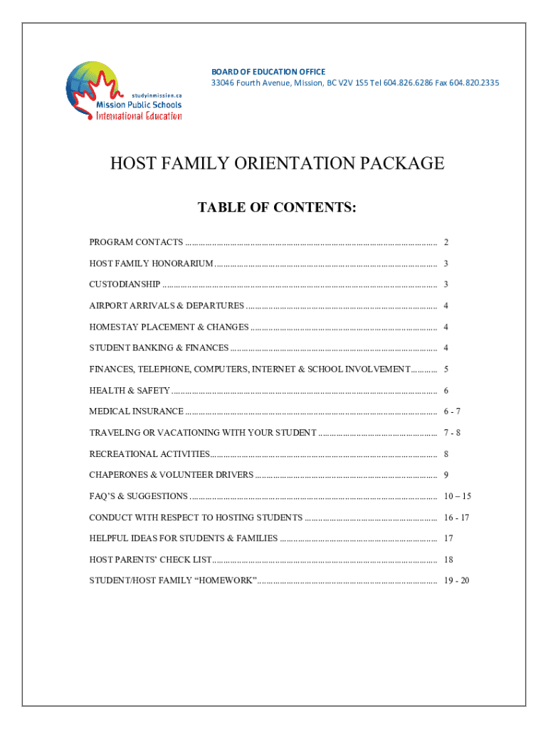 Fillable Online Student-Orientation-Booklet-Mission-SD.pdf Fax Email Print - pdfFiller