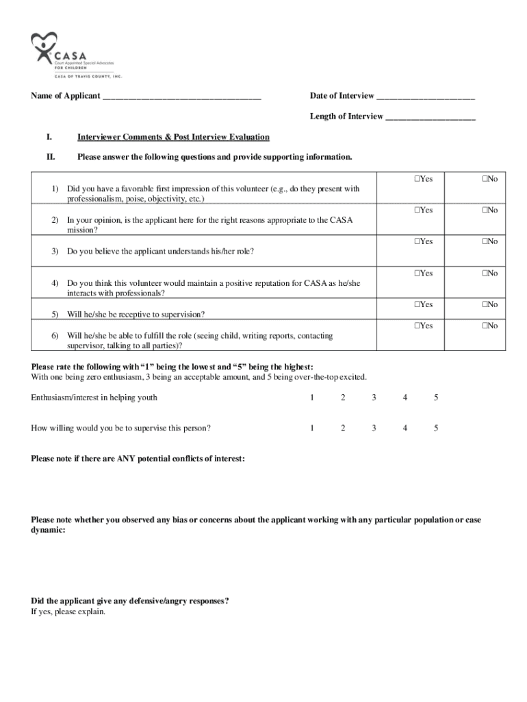 Fillable Online Providing post-interview feedback to a candidate who I ...