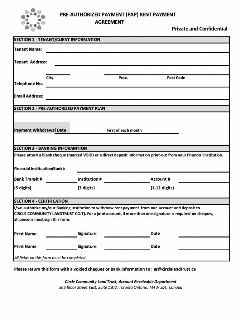 Fillable Online PAP Agreement Form.pdf Fax Email Print - pdfFiller
