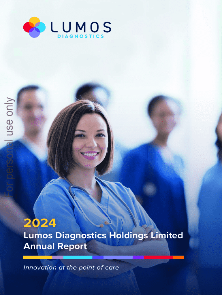 Fillable Online Lumos Diagnostics Holdings Limited Annual Report Fax ...