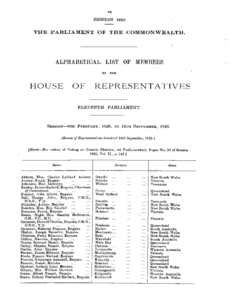 Fillable Online Permanent Apportionment Act of 1929 - History, Art ...