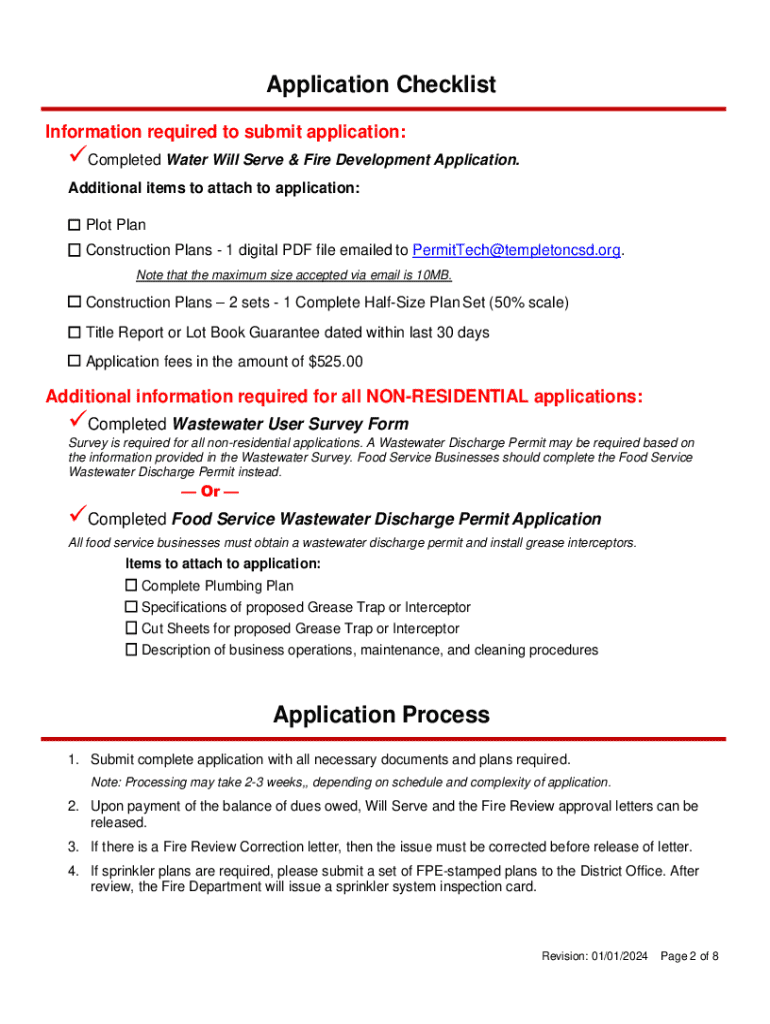 Fillable Online WATER WILL SERVE LETTER FIRE DEVELOPMENT REVIE WW Fax ...