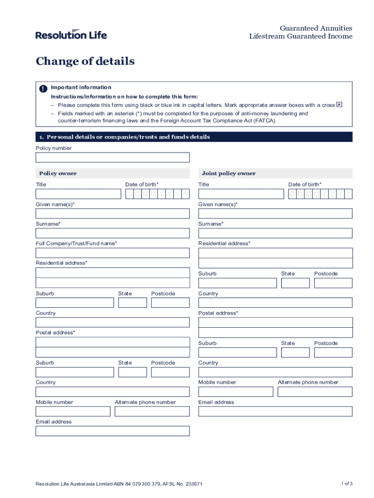 Fillable Online Guaranteed Annuities Lifestream Guaranteed Income ...
