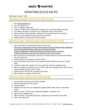 Fillable Online Guide to Updating Ecu's Via Pc - 2022 Fax Email Print ...
