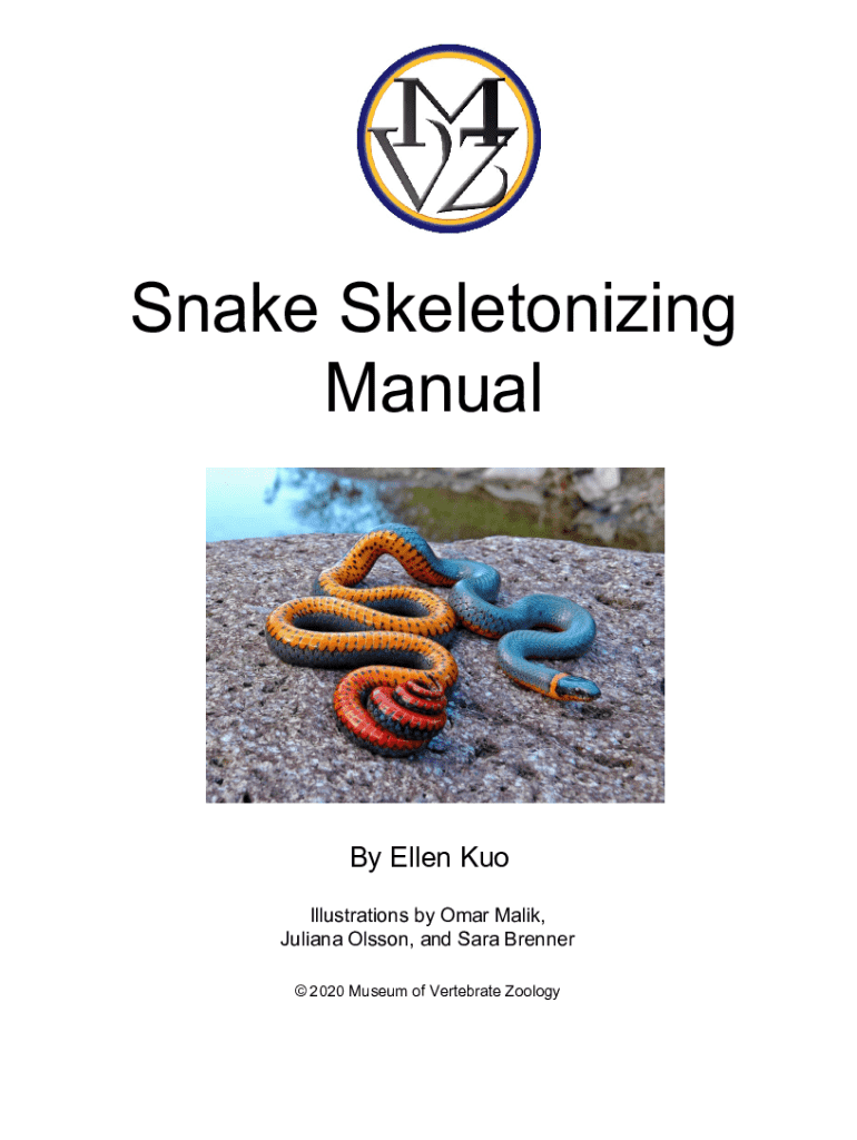 Fillable Online Snake Skeletonizing Manual Fax Email Print - pdfFiller