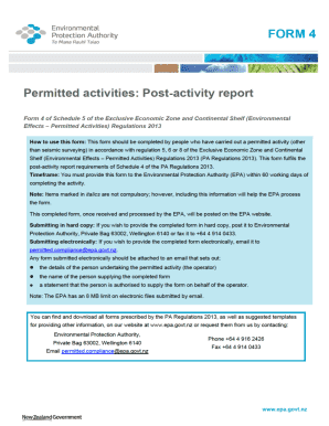 Fillable Online Permitted Activities Post-activity Report 2024 ...