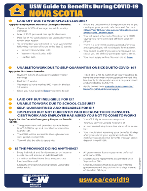 Fillable Online 2023 Usw Guide to Benefits During Covid-19 for Nova ...