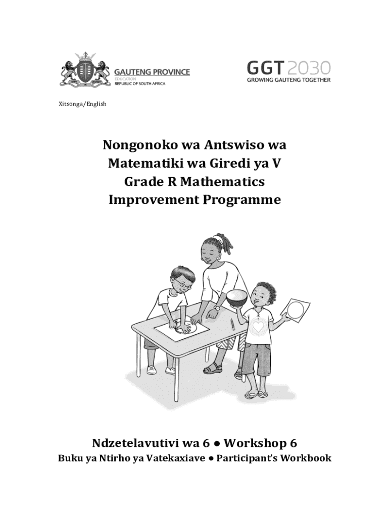 Fillable Online GDE MathsWorkshop 6Participants Workbook.Xitsonga.Final ...