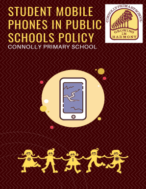 Fillable Online Connolly Primary School Mobile Phone Policy 2023 Fax ...