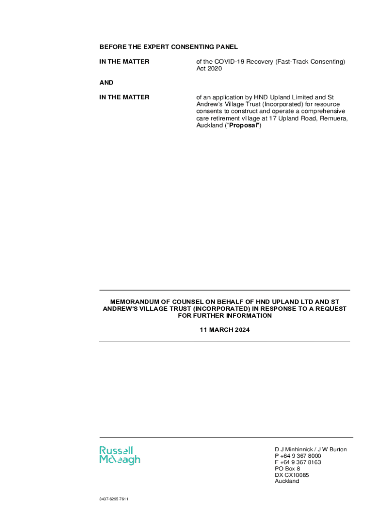 Fillable Online Fast-track panel approves consent for Remuera retirement ... Fax Email Print ...