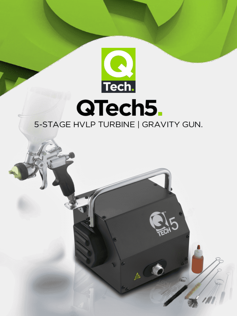 Fillable Online Qtech5 5-stage Hvlp Turbine Gravity Gun - 2023 Model Fax Email Print - pdfFiller
