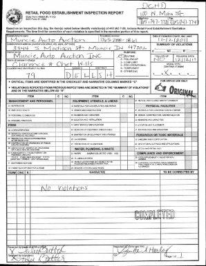 Fillable Online Retail Food Establishment Inspection Report 2023 ...