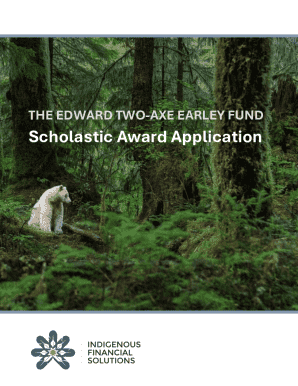 Fillable Online Edward Two-axe Earley Fund 2023 Scholastic Award ...