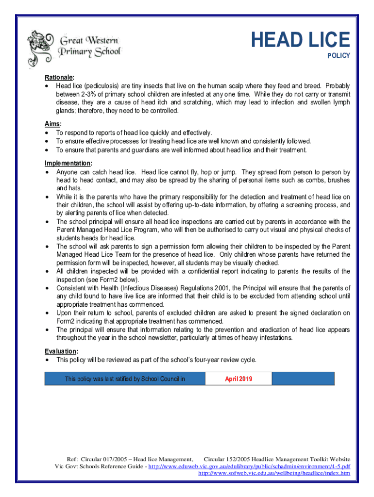 Fillable Online Self-Care Handout Lice (Pediculosis) Lice are tiny ...