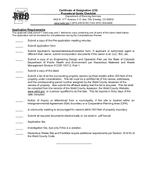 Fillable Online 2023 Certificate of Designation Cd Application Process ...