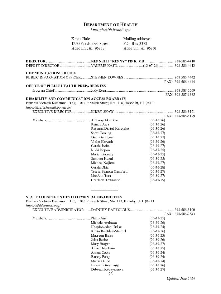 Fillable Online State Senate confirms new Department of Health deputy ... Fax Email Print ...