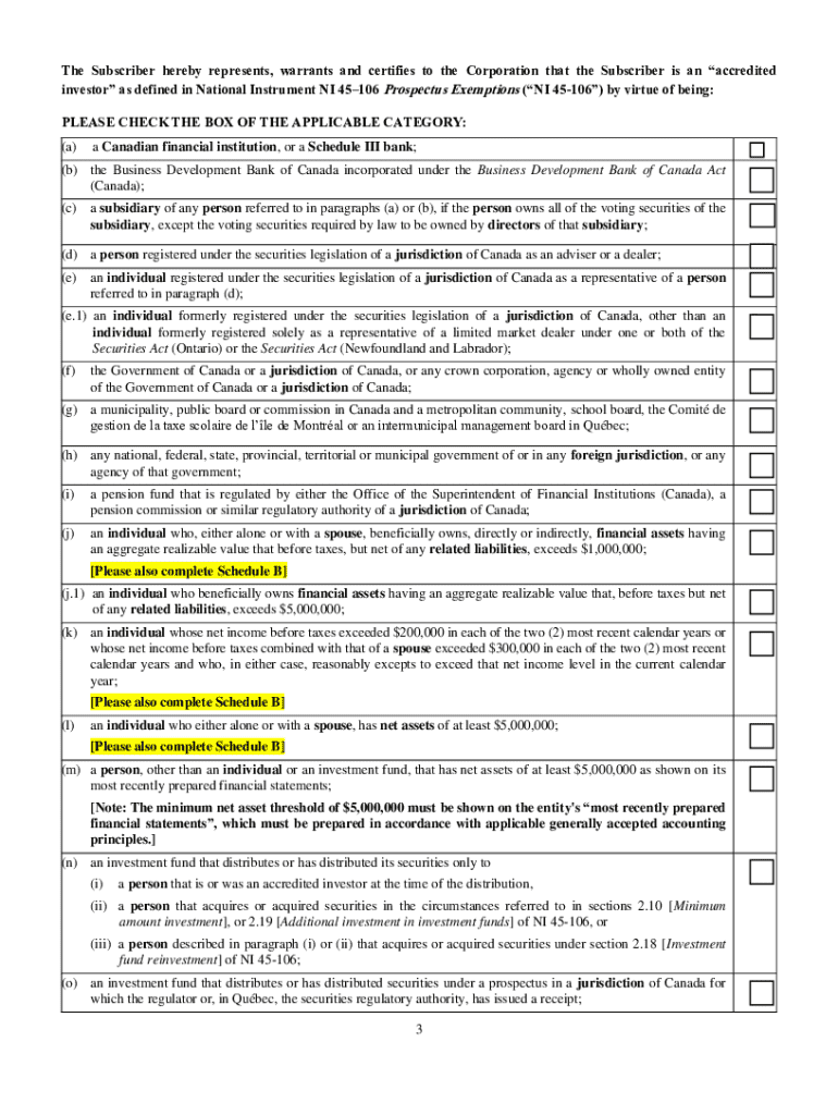 Fillable Online Accredited Investor Status Certificate 2023 - Essential Criteria and Risk ...
