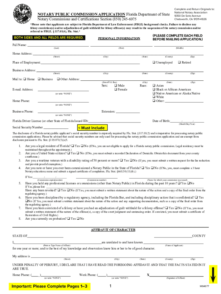 Florida Notary Renewal - Fill Online, Printable, Fillable, Blank ...