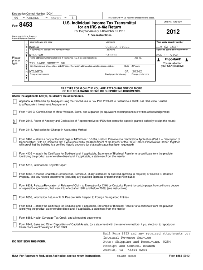 Fillable Online U.s. Individual Income Tax Return 2012 | Irs Form 1040 ...