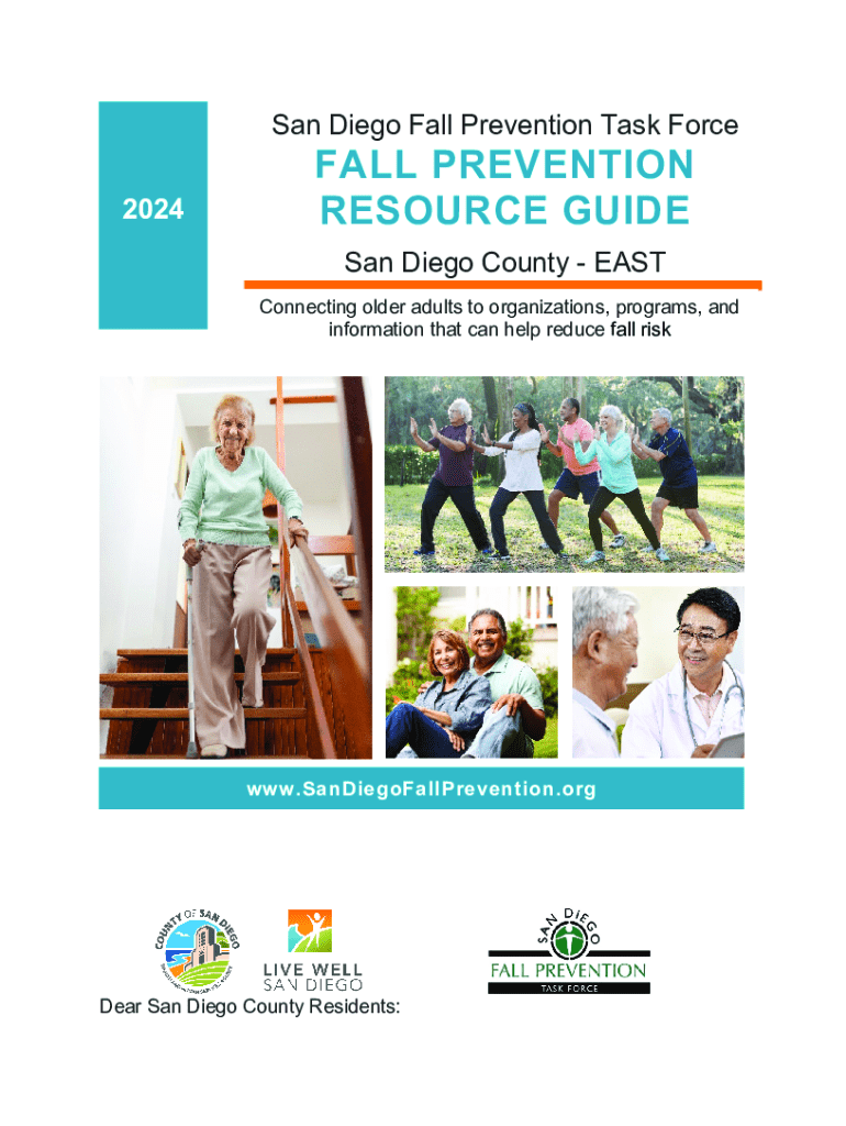 Fillable Online 2024 San Diego Fall Prevention Resource Guide ...