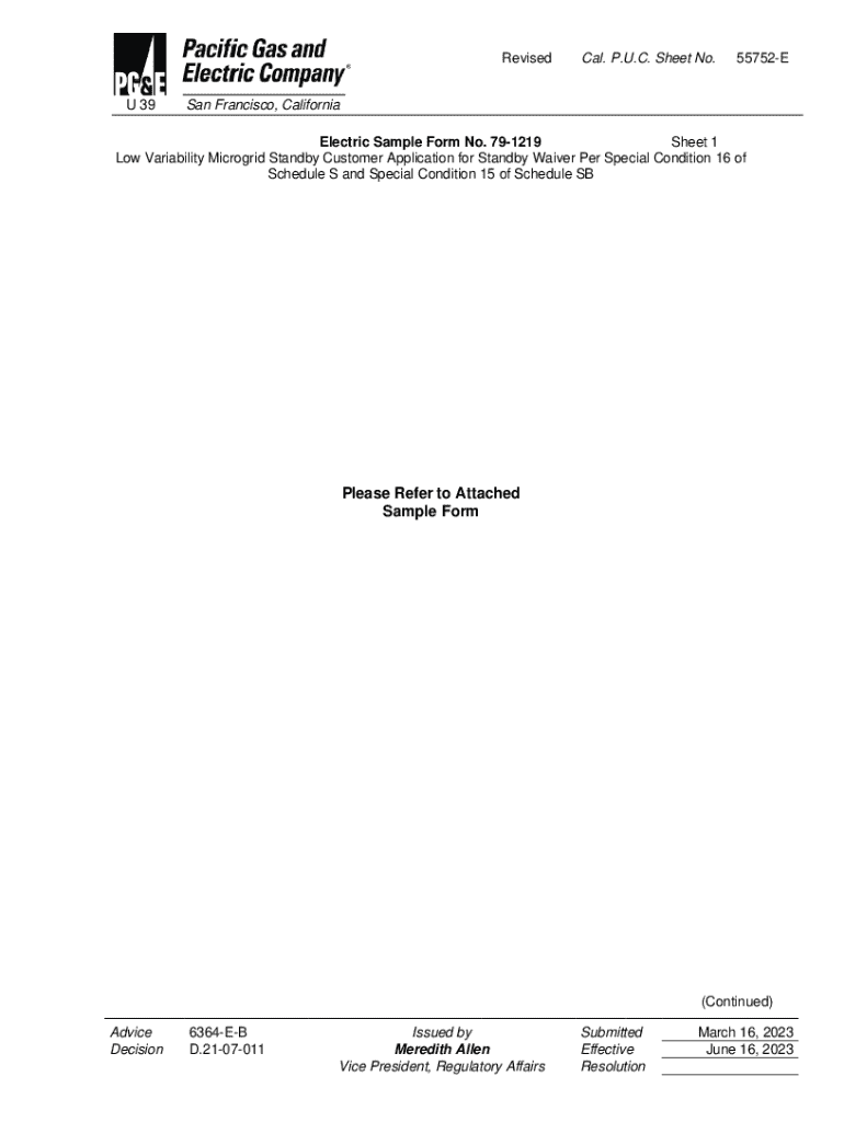 Fillable Online Standby Charge Waive Form.pdf Fax Email Print - pdfFiller