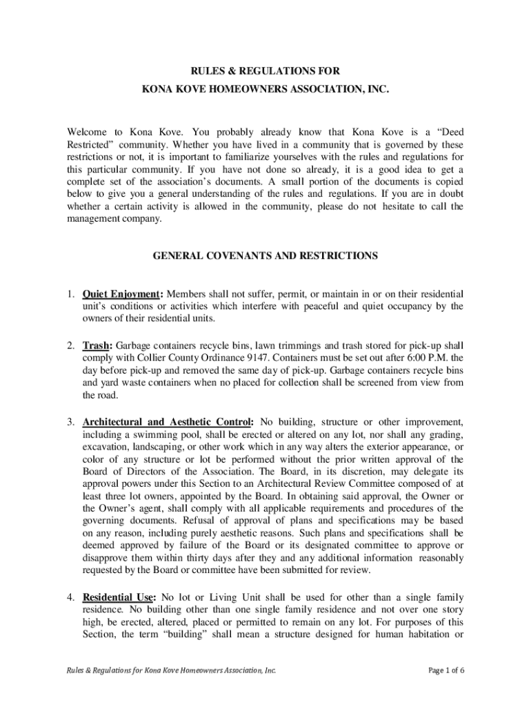 Fillable Online Deed Restrictions Pros and Cons. Understand Deed ... Fax Email Print - pdfFiller